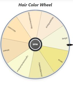 Hair Color Wheel: 100+ Random Shades To Spin