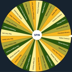 Random NFL Team Generator - NFL Spinning Wheel