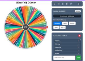 Wheel Of Dinner – Spin For 50+ Quick Meal Ideas