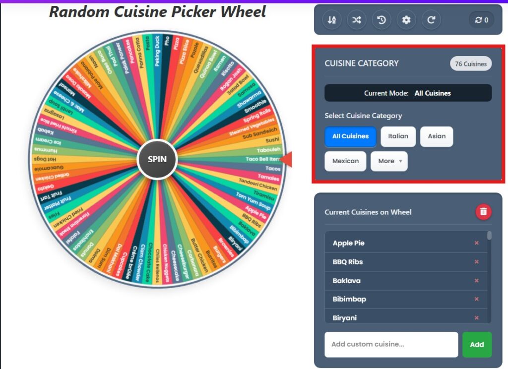 Random Cuisine Picker: Discover Your Next Meal