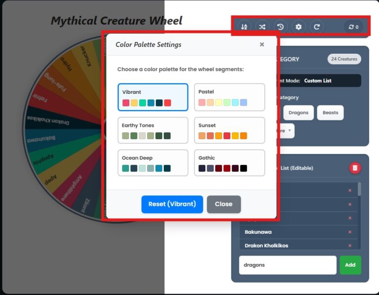 Spin The Mythical Creature Wheel: 150+ Options