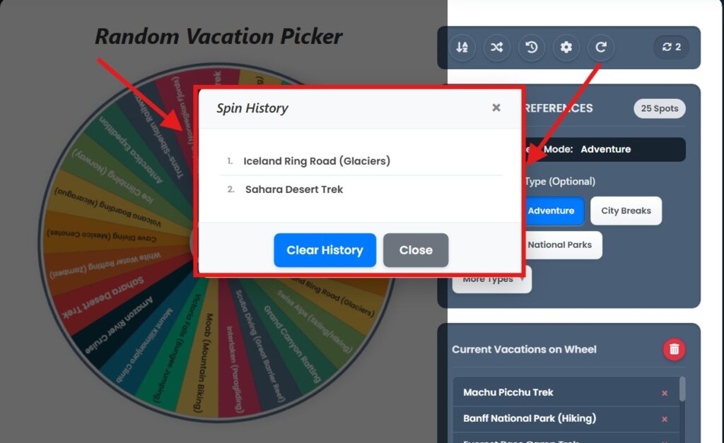 325+ Random Vacation Picker ️ Travel Made Fun!