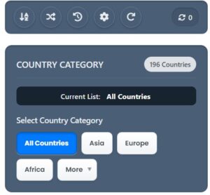 Random Country Wheel | Spin For Flag, Name, Or Both