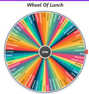 Wheel Of Lunch: 50+ Random Meals To Choose From