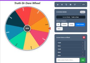 Truth Or Dare Wheel – Spin 10 Game Modes!