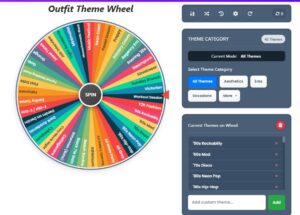 Dress Up Theme Wheel – Spin For A Random Look! 👗