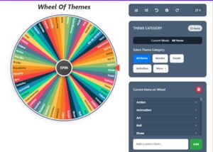 Themes Wheel – Spin For 50+ Creative Ideas!