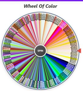 Color Wheel Spinner: 3-in-1 Picker, Spinner & Generator