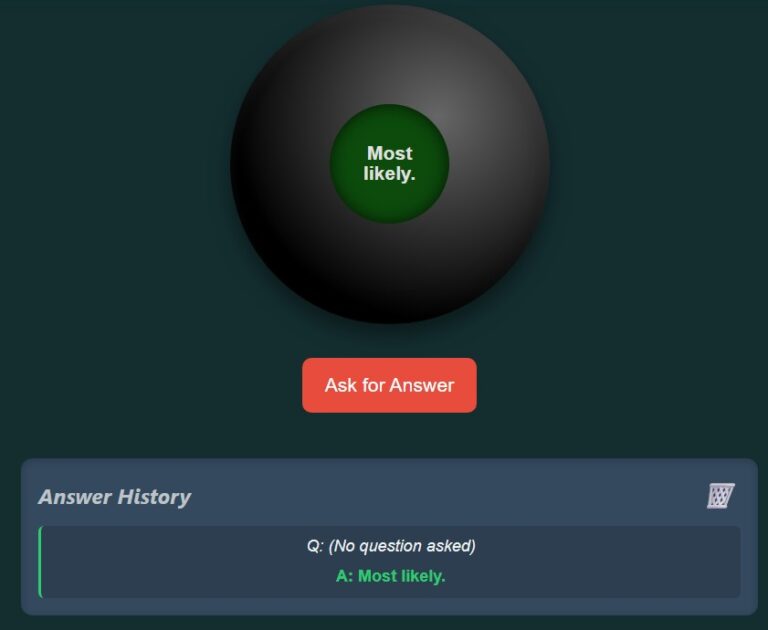 Magic 8 Ball Generator: Your Interactive Fortune Teller