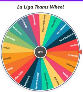 La Liga Selector Wheel | Pick A Random Team