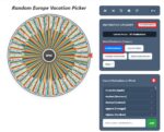 Europe Random Vacation Picker – 250+ Destinations