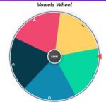 Vowels Spinner Wheel – A, E, I, O, U