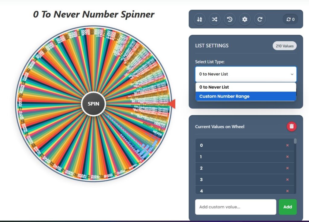 🎡 Infinite Luck: The 0 To Never Spinner Wheel!