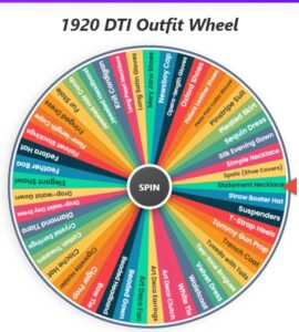 1920s DTI Outfit Wheel – Spin To Pick A Vintage Look