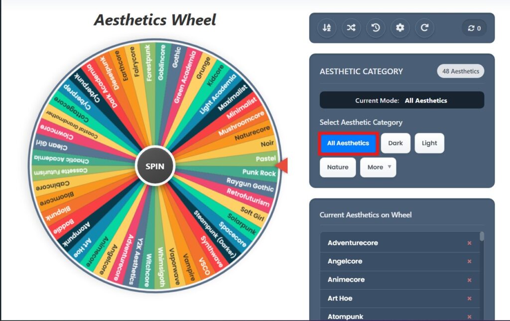 Aesthetic Wheel: Unlock 6+ Modes Of Inspiration!