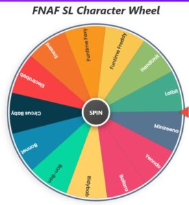 FNAF Characters Wheel (1–4 Games) – Random Picker