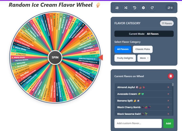 Ice Cream Flavor Wheel: 51+ Flavors To Spin & Enjoy!
