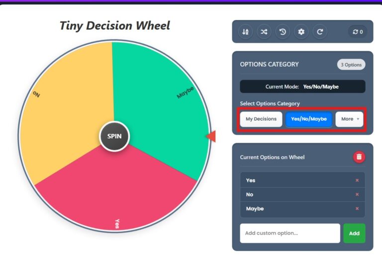 Tiny Decisions Wheel: Your #1 Choice Spinner!