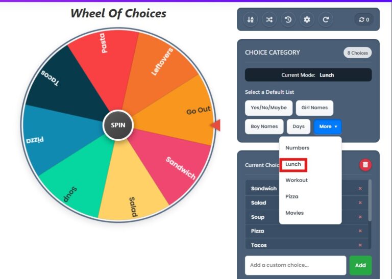 Wheel Of Choice – 10 Fun Modes To Decide!
