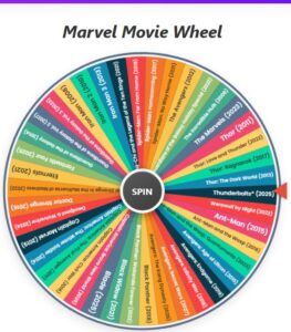 Marvel Rivals Character Wheel: Spin & Pick A Hero