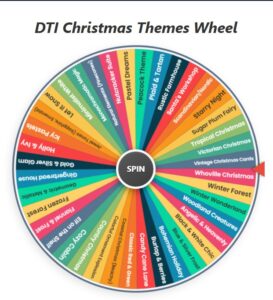 Festive DTI Christmas Themes Wheel