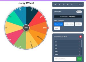 Lucky Wheel – Spin To Win From 6 Prize Categories